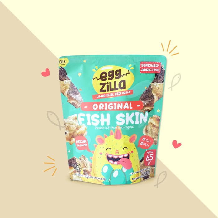 Jual Egg zilla Eggzilla Salted Egg Fish Skin , Salted Egg Potato Chips ...