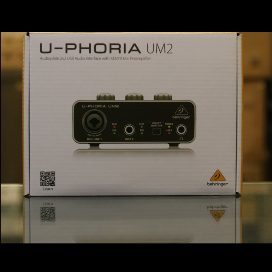 Jual Behringer Soundcard U-Phoria UM2 / UM-2 with Preamp | Shopee Indonesia