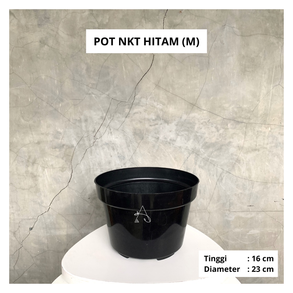 Jual Pot NKT Hitam | Pot Plastik | Pot Tanaman Hias | Pot Bunga ...