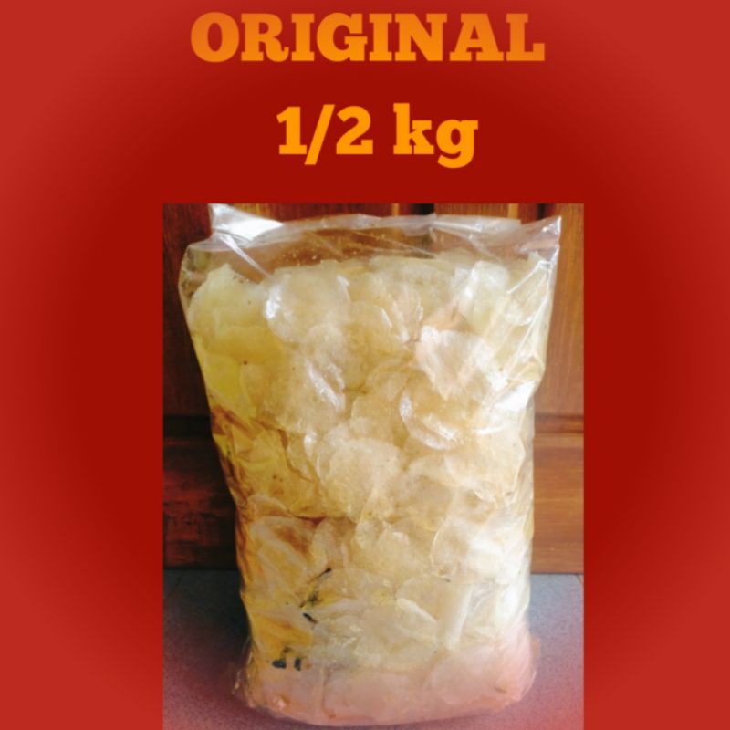Jual Keripik Kaca 1/2 kg/Kripca Original Daun Jeruk | Shopee Indonesia