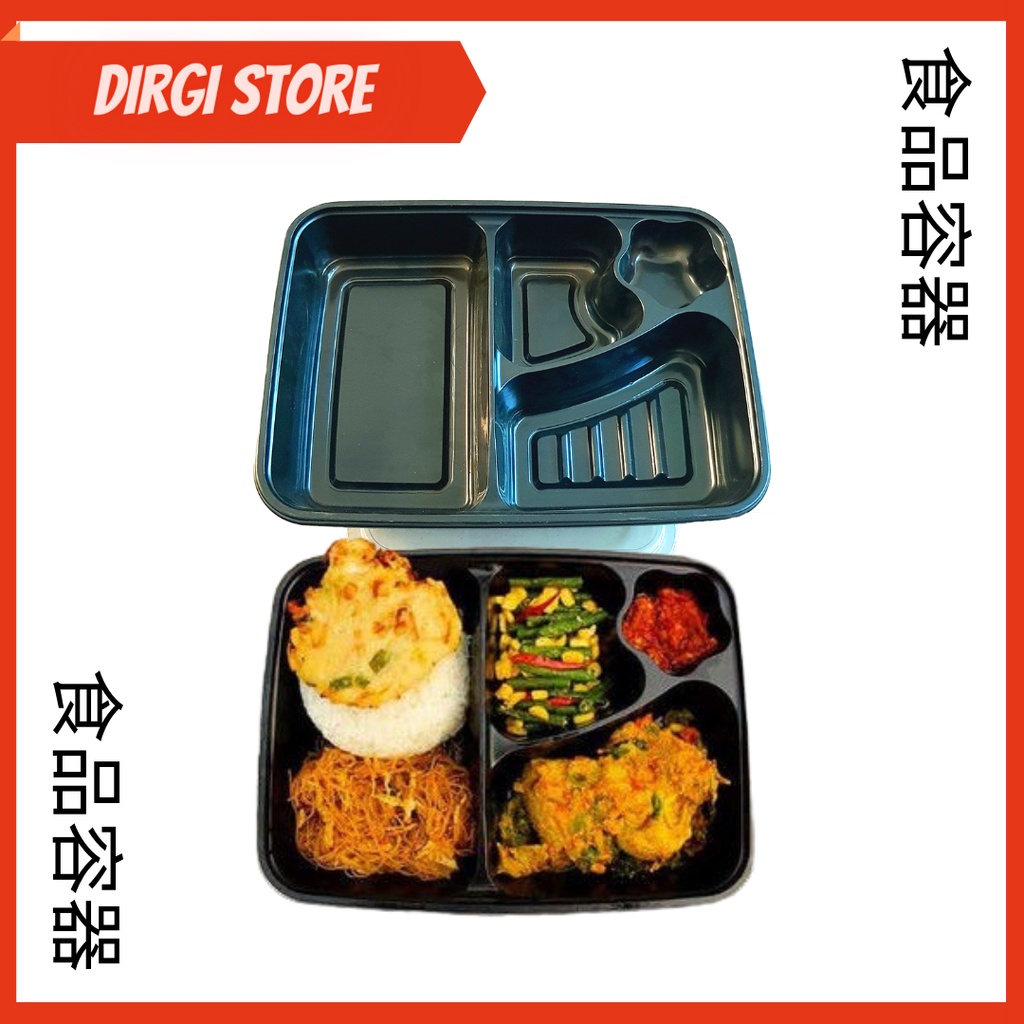 Jual Mika Bento 4 Sekat Bintang / Mika Bento / Box Bento / Kotak Bento ...
