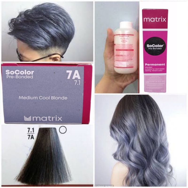 Jual matrix socolor Hair color permanent cat rambut 7.1 / 7A meduim ...