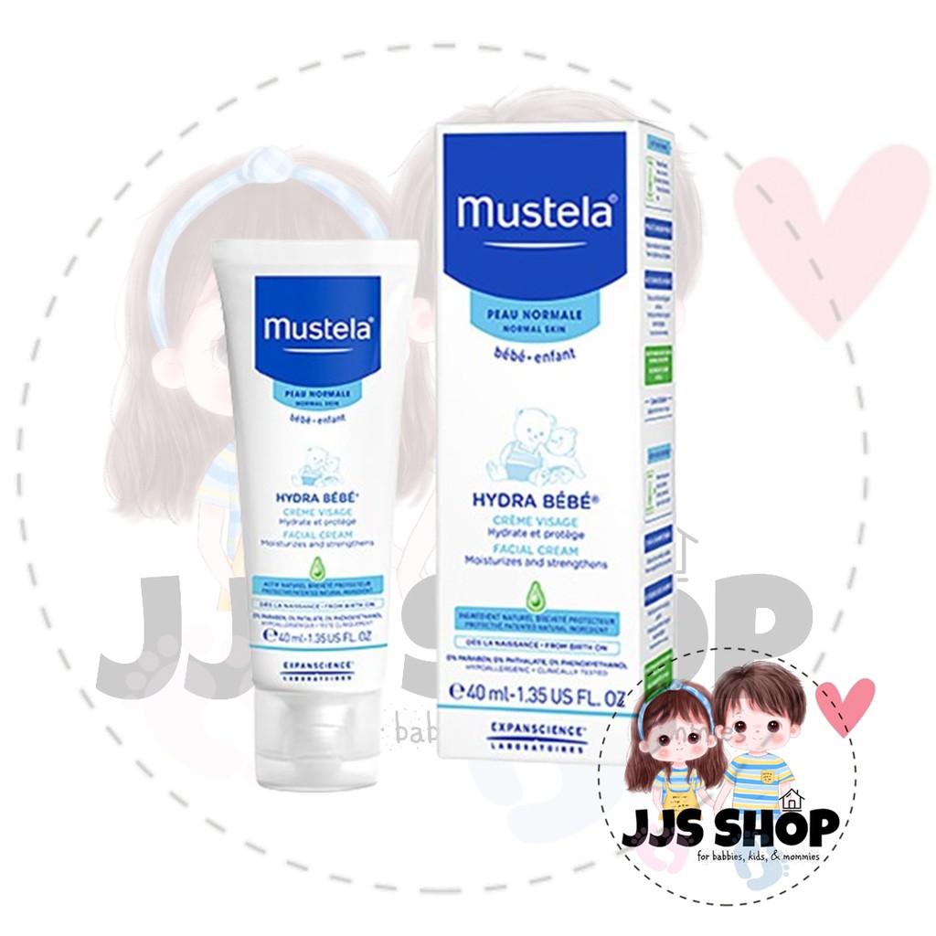 Jual Mustela Hydra Bebe Facial Cream 40ml / Krim Muka Bayi Face Baby ...