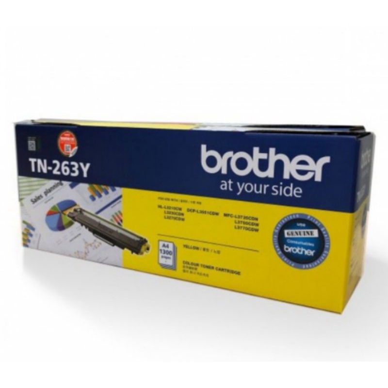 Jual brother tn 263 y(yellow) original=dcp-l3551cdw.mfc-l3735cdn ...