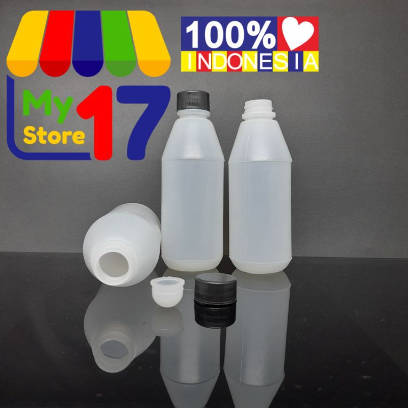 Jual BOTOL PLASTIK 100 ML HDPE isi BERSIH 110 ML | Shopee Indonesia
