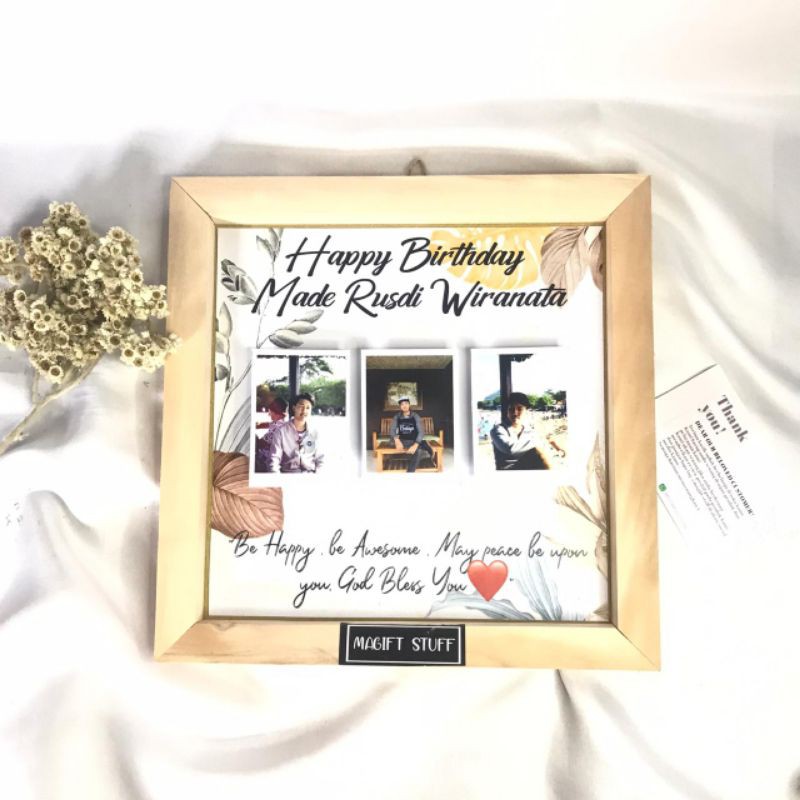 Jual Polaroid Pop Up Frame (Hadiah Ultah , Anniversarry , Wedding dll ...