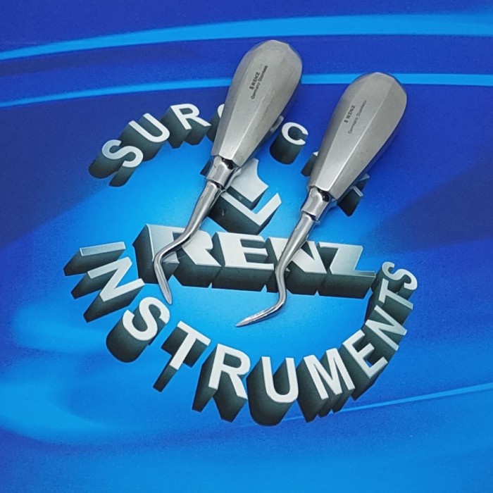 Jual Alat dental Bein Root Elevator Curved 4mm - Renz Instruments | Shopee Indonesia