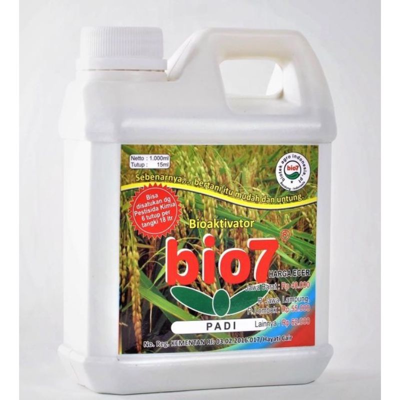 Jual Pupuk Organik Bioaktivator Bio7 Padi Bio 7 | Shopee Indonesia