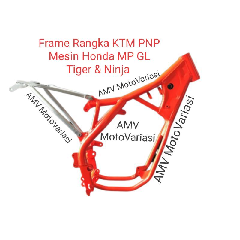 Jual Frame Rangka KTM untuk mesin Ninja & Honda MP Tiger GL Full ...