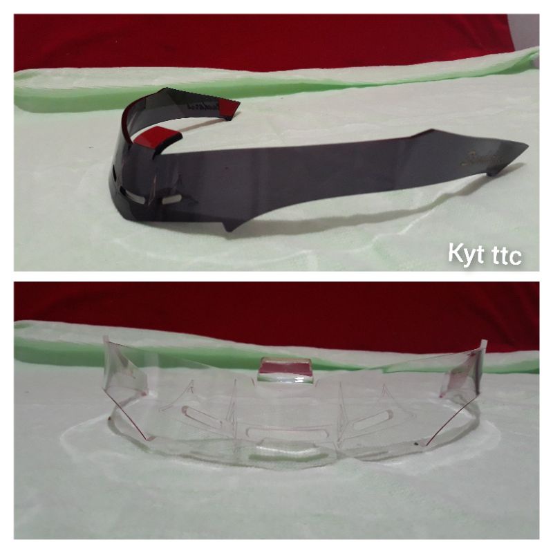 Jual spoiler helm kyt ttc/ spoiler kyt ttc/ spoiler ttc gpr | Shopee ...