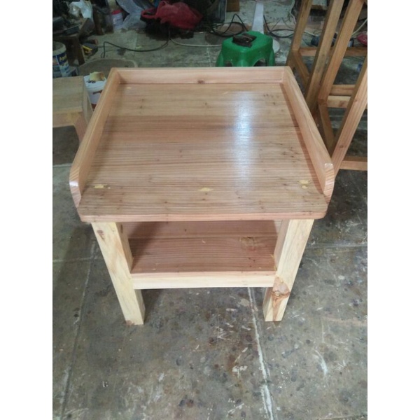Jual Meja Dispenser Mini Kayu Jati Belanda | Shopee Indonesia