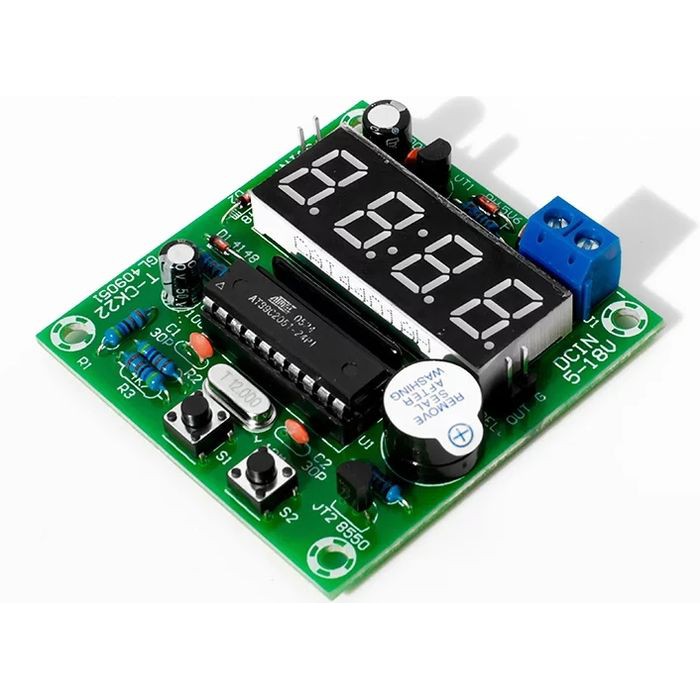 Jual Diy Rangkaian Module Digital Clock Jam With Buzzer Set + Komponen ...