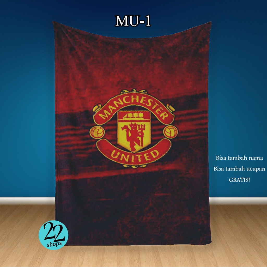 Jual Selimut Karakter Bola Murah - Selimut Manchester United ...