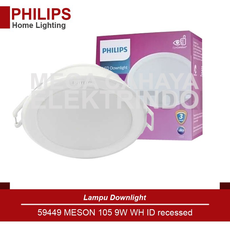 Jual DOWNLIGHT LED PHILIPS 59449 MESON 4.1" 9W - LAMPU PLAFON | Shopee Indonesia