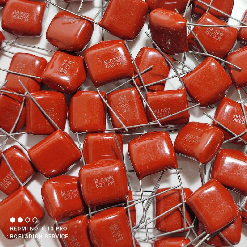 Jual 6 Pcs Capacitor 333 630V 33nF 33n 0.033uF .033uF u033 Milar ...
