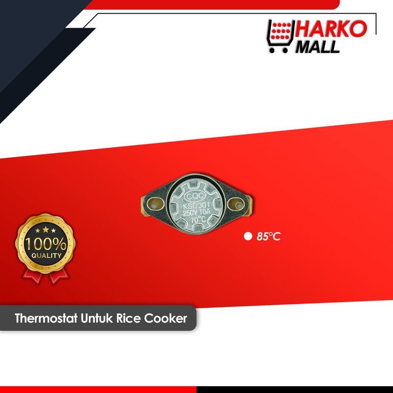 Jual Thermostat Pengatur Suhu Rice Cooker Termostat Magic Com 85 Derajat Bimetal Magic com 85 ...