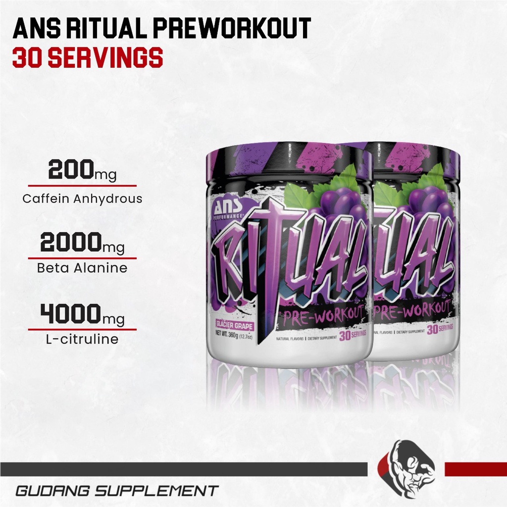 Jual ANS Performance Ritual Pre workout 30 Servings Preworkout | Shopee ...