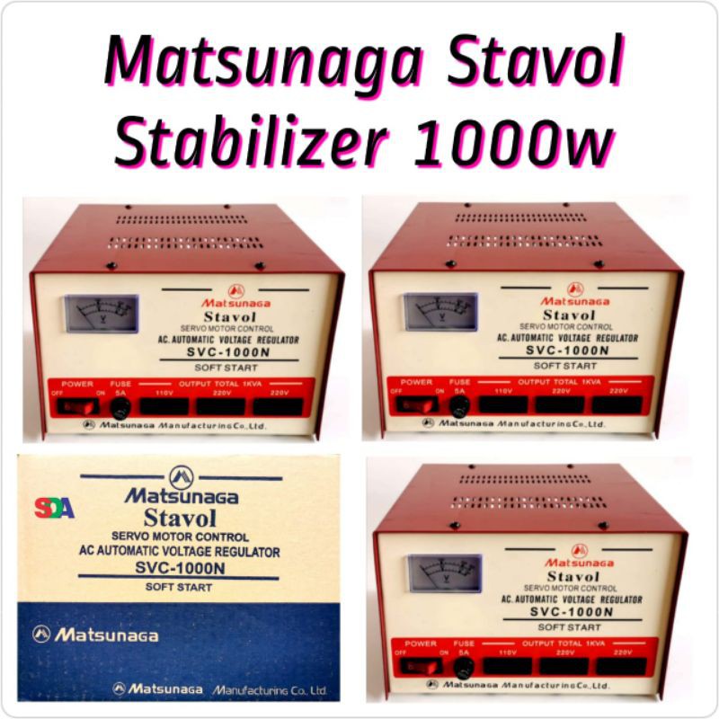 Jual Matsunaga Stavol Stabilizer 1000W | Shopee Indonesia