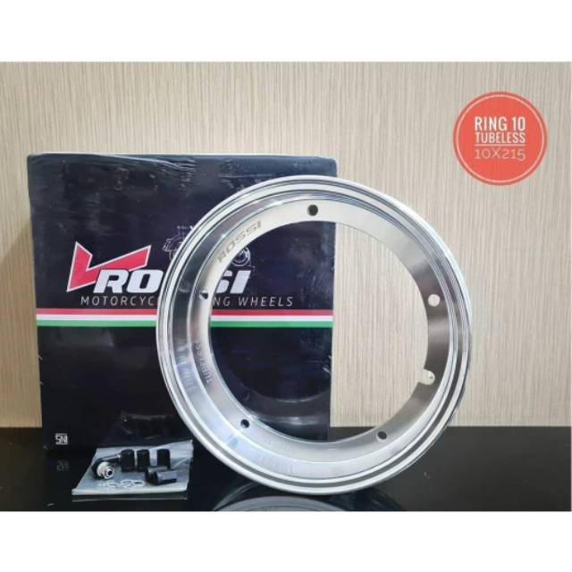Jual velg vespa tubeless Vrossi VR silver NC ring 10 sprint px excel ...