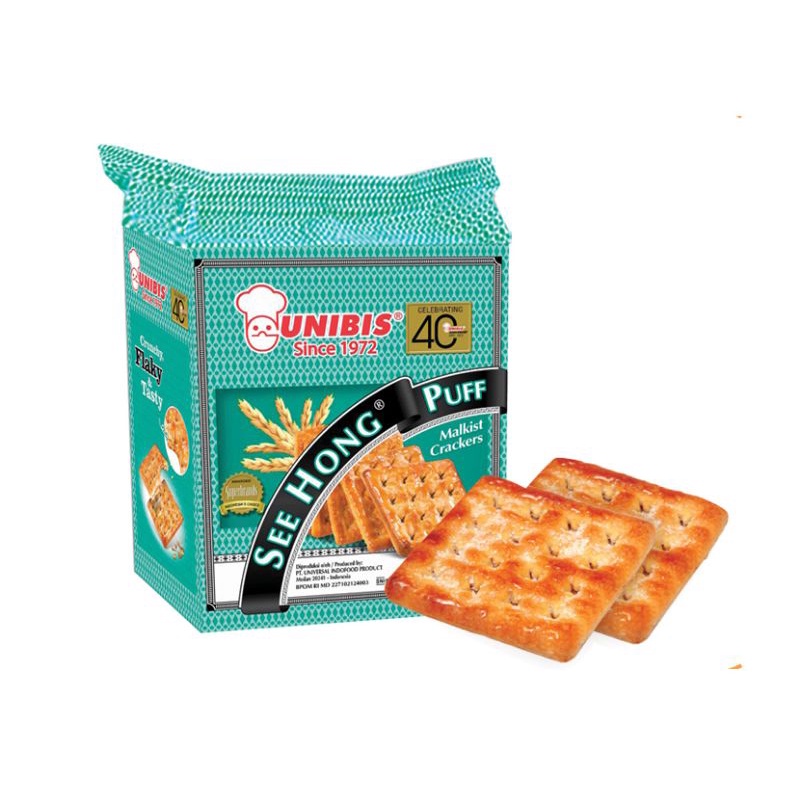 Jual Unibis See Hong Puff Biskuit Biscuit Gabin Manis Malkist Crackers ...