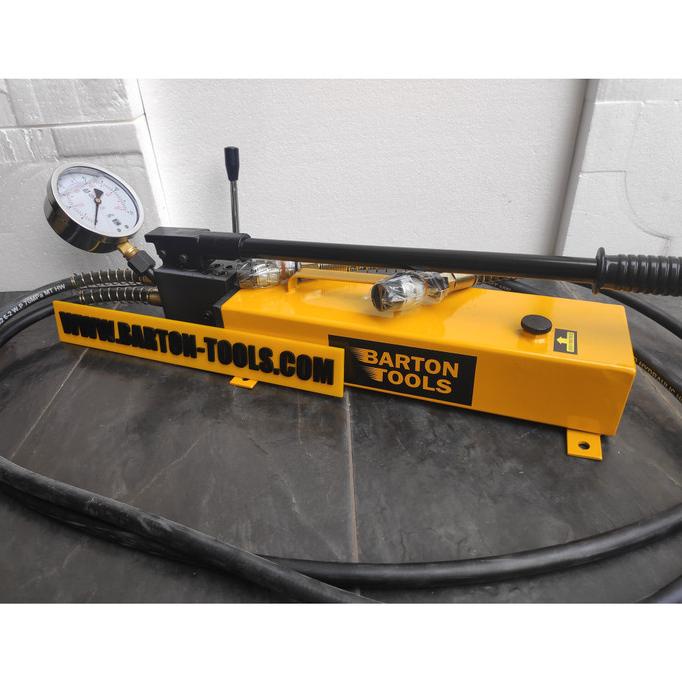Jual 3.0L Hydraulic Pump Gauge Pompa Manual Hidrolik Double Acting Barton | Shopee Indonesia