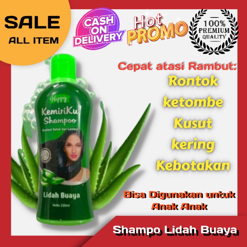 Jual ( PRODUK BARU) SHAMPOO LIDAH BUAYA 100 ML / SHAMPOO ANTI RONTOK ...