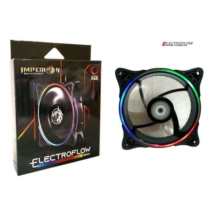 Jual Kipas Gaming Imperion FA-G12-11 Electroflow 120mm, RGB | Shopee Indonesia