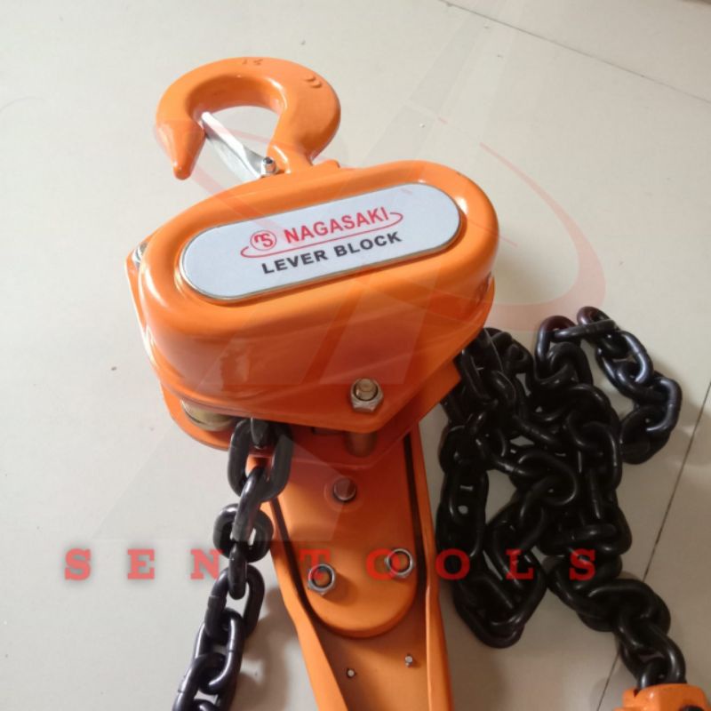 Jual lever block 3 ton x 1,5 meter lever hoist 1.5 ton takel handle 1.5 ...