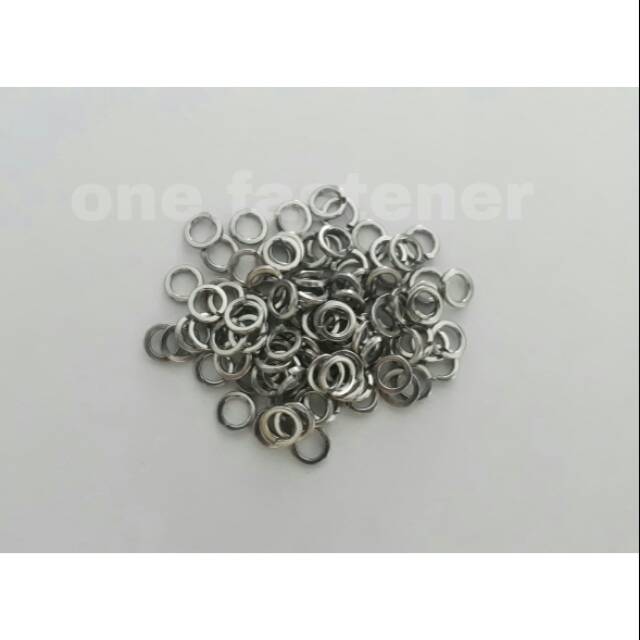 Jual 100 PC Ring Per M4 Stainless Steel 4mm mili sus 304 Anti karat ...