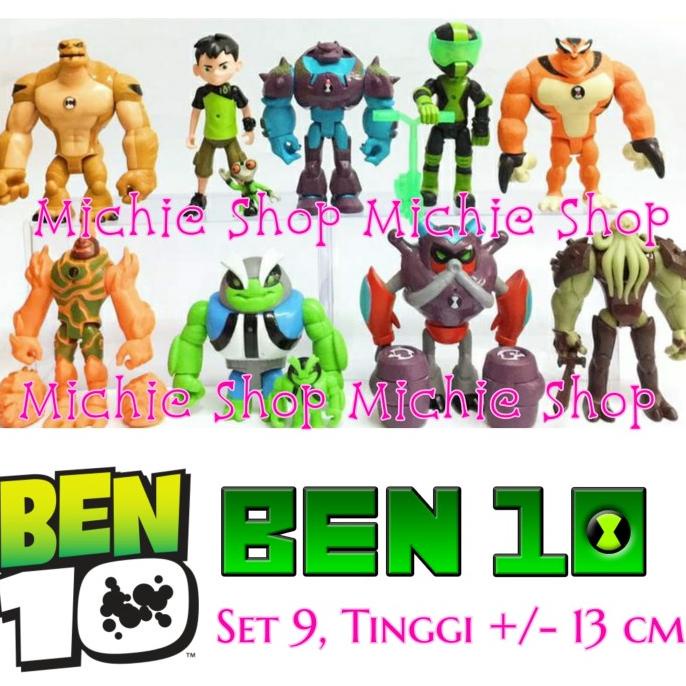 Jual Figure Ben 10 (set 9) Omnitrix Power Alien Transformation ben10 ...