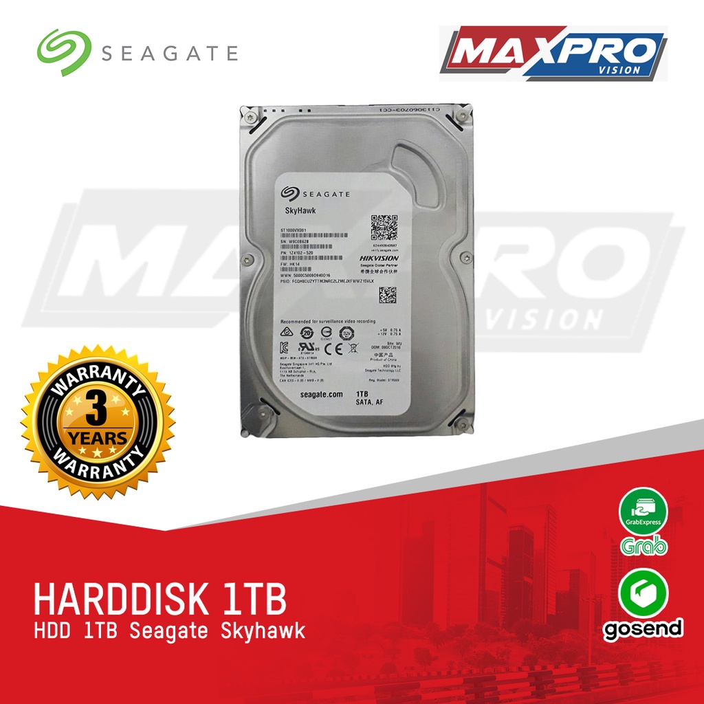 Jual HDD 1TB SEAGATE SKYHAWK | Shopee Indonesia