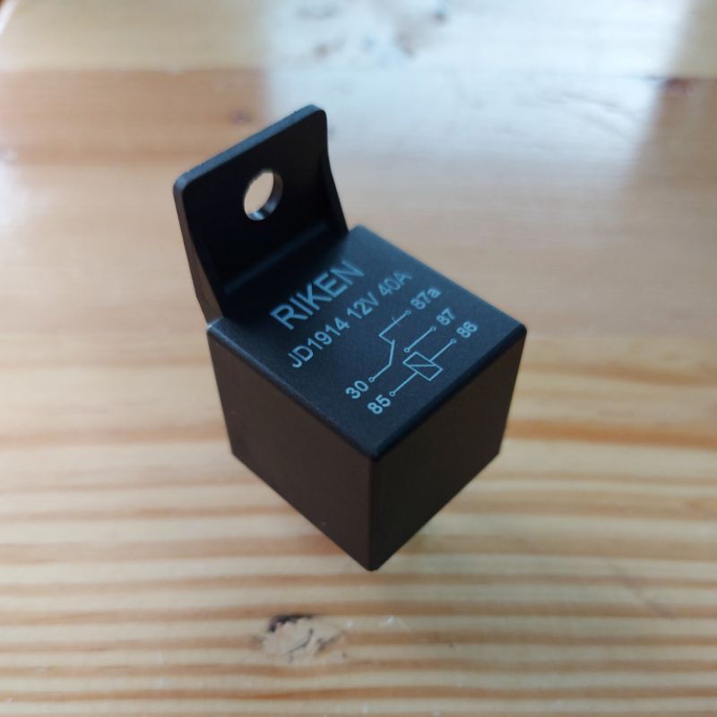 Jual Relay DC 12V 40A 5 Kaki JD1914 Hitam Volt DC Klakson 12 volt 40 ...