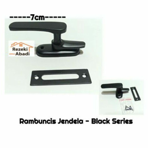Jual Rambuncis Jendela - Grendel Slot Jendela Black Series | Shopee ...