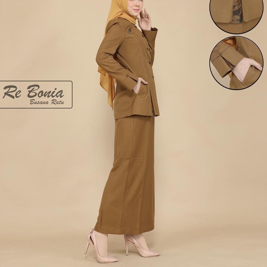 Jual Buruan Beli seragam Dinas Wanita Khaki Set Rok Blazer Pemda Kheki Stelan Rok Seragam PNS ...