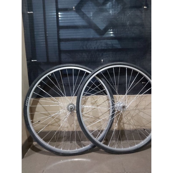 Jual wheelset rims araya 700c x hub shimano jis | Shopee Indonesia