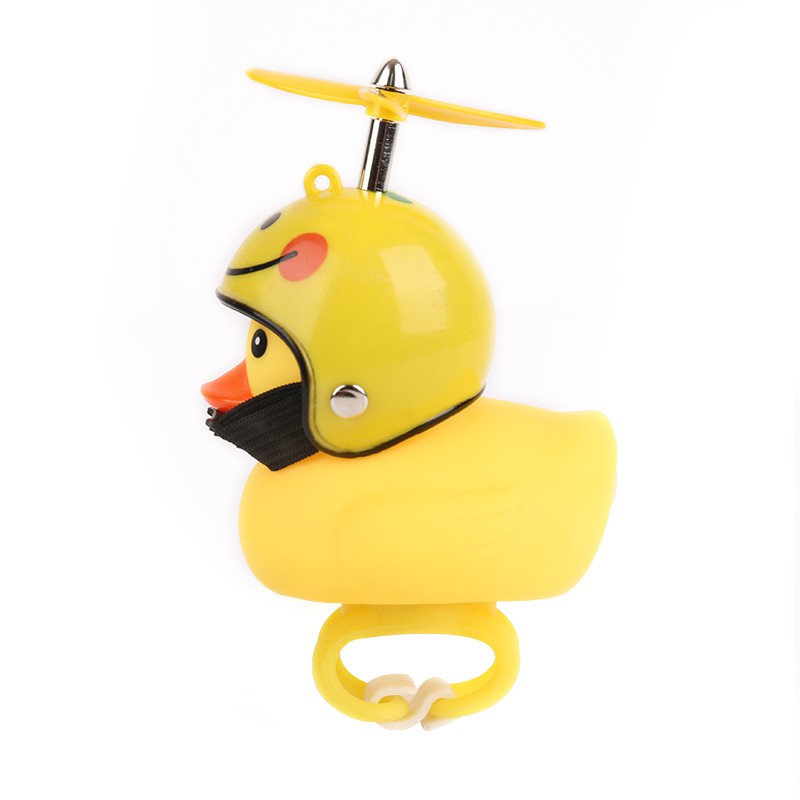 Jual Bell Sepeda Anak Bebek Rubber Duck Helm Big Smile with LED Light ...