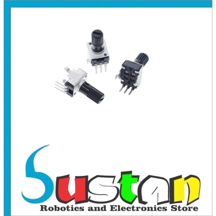 Jual RV09 B100K B104 100K 104 Potentiometer Adjustable Resistance 12 ...