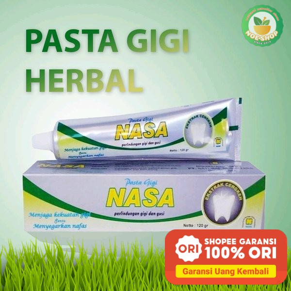 Jual Odol Pasta Gigi Herbal NASA Original Karang & Sakit Gigi Gusi ...