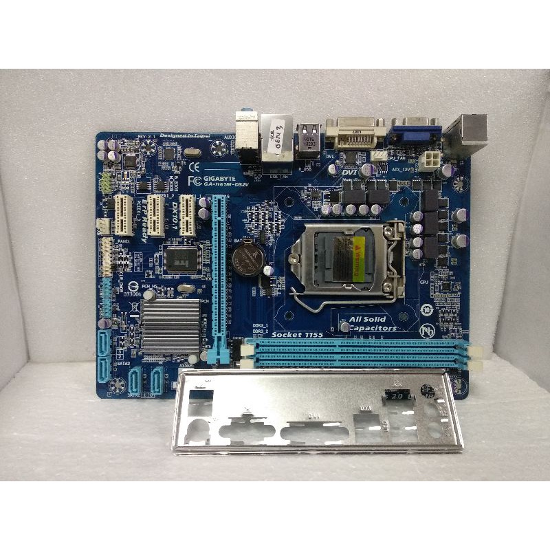 Jual Mainboard Gigabyte H61 Socket 1155 Ddr3 Support Gen 2 Dan Gen 3 ...