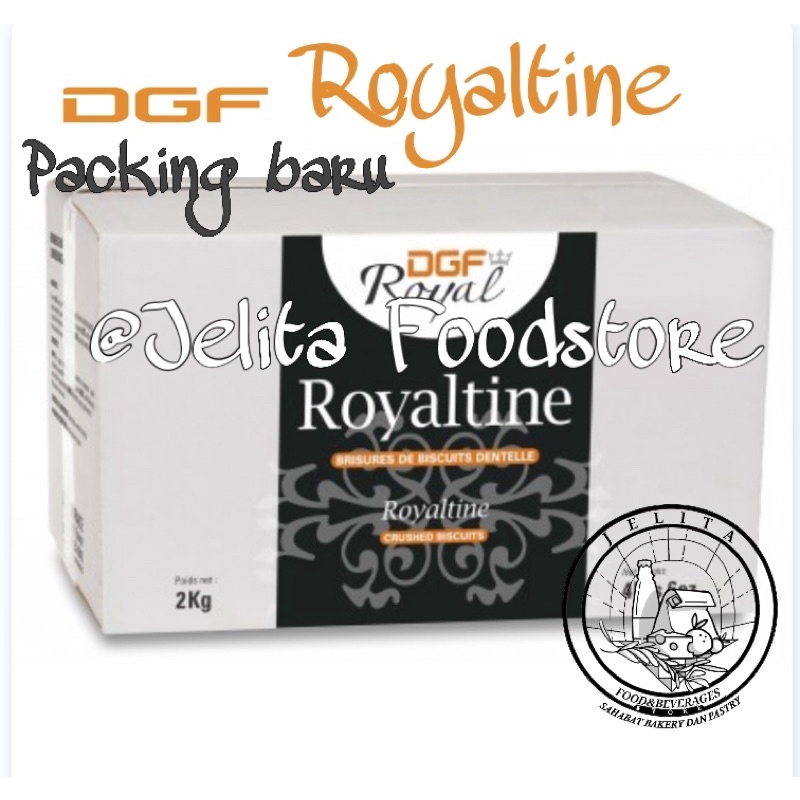 Jual DGF La Royaltine Crushed Biscuits 2kg (Feuilletine) | Shopee Indonesia