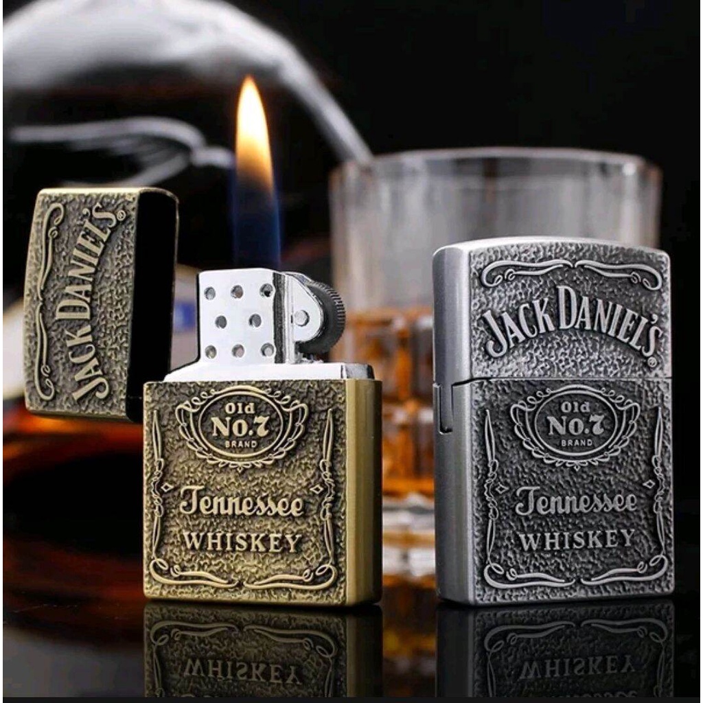 Jual KOREK API GAS UNIK MOTIF JACK DANIELS | Shopee Indonesia