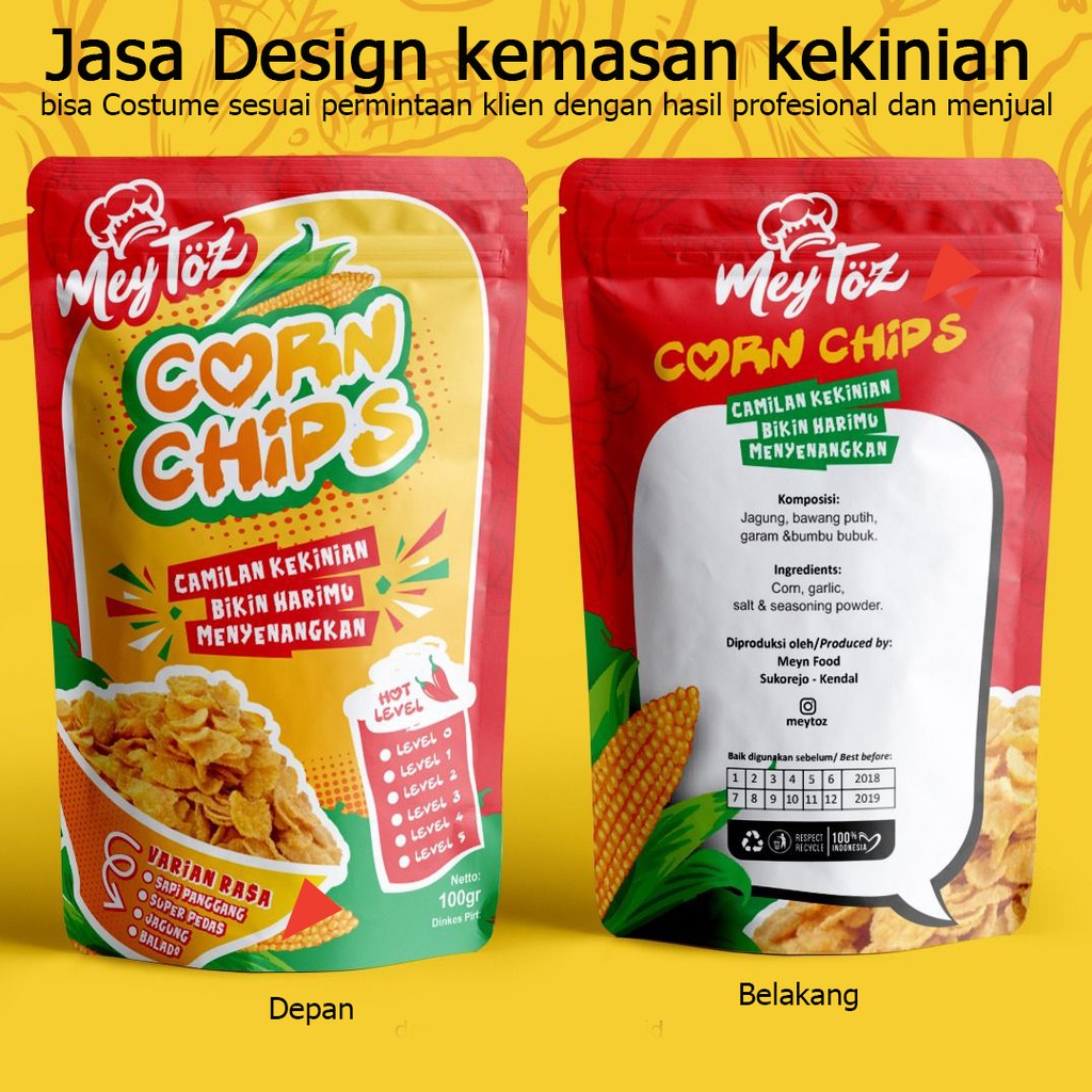 Jual JASA DESAIN KEMASAN (STANDING POUNCH) MURAH HASIL PROFESIONAL ...