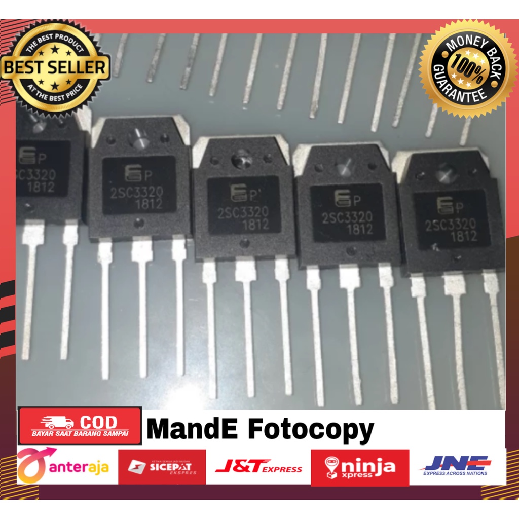 Jual C3320 2SC3320 NPN Power Transistor 15A 500v Original | Shopee ...