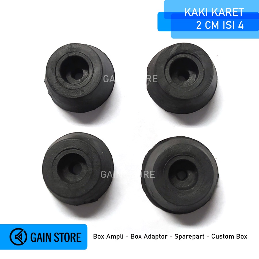 Jual KAKI KARET BOX AMPLI 2 CM ISI 4 | Shopee Indonesia