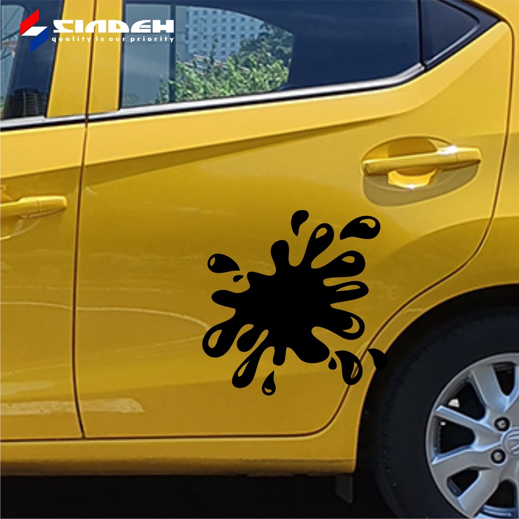 Jual CUTTING STICKER MOBIL SPLASH CIPRATAN 30cm STIKER MOBIL UNIK LUCU ...