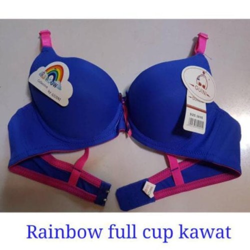 Jual ITSHOPING - Bra Rainbow Full Cup Kawat Busa Sedang Size 34 36 38 ...