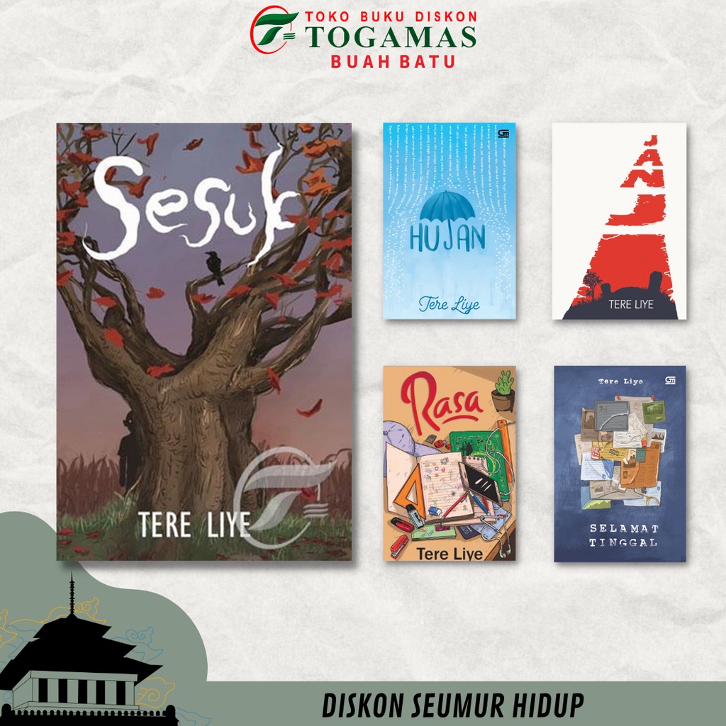 Jual TERBARU NOVEL: TANAH PARA BANDIT // SESUK // RASA // HUJAN ...