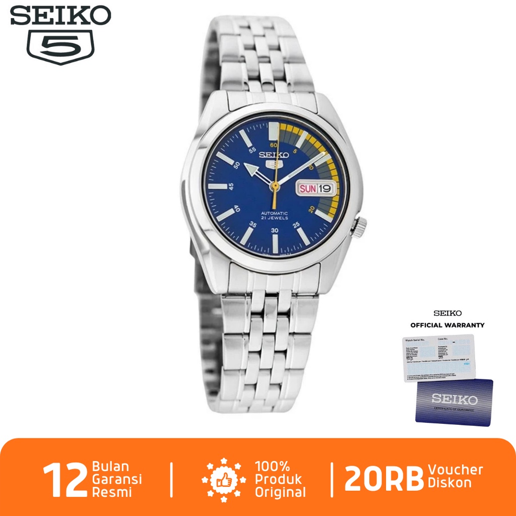 Jual Seiko Pria SNK371 Jam Tangan Pria Seiko 5 Automatic SNK371K1 ...