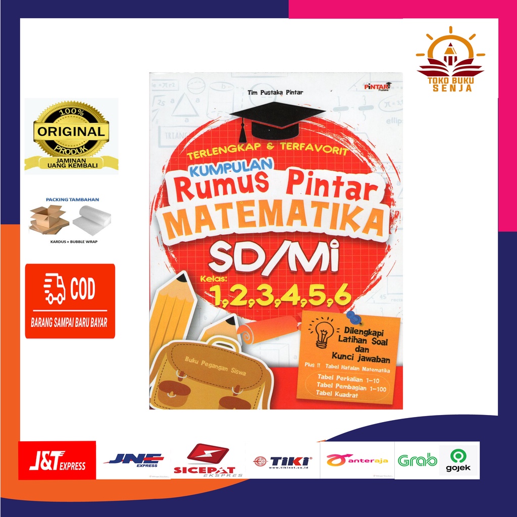 Jual KUMPULAN RUMUS MATEMATIKA SD KELAS 1.2.3.4.5.6 | Shopee Indonesia