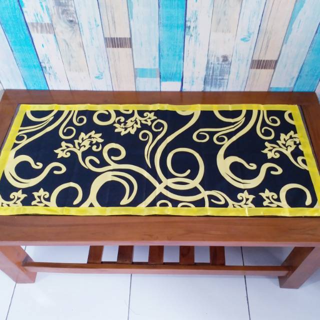 Jual Taplak meja tamu motif tralis ( 40x90 cm ) | Shopee Indonesia